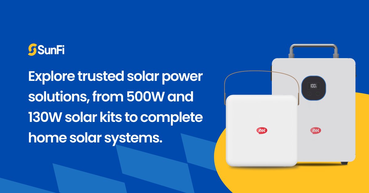 SunFi, Itel All-In-One Solar Systems | Affordable Solar Systems